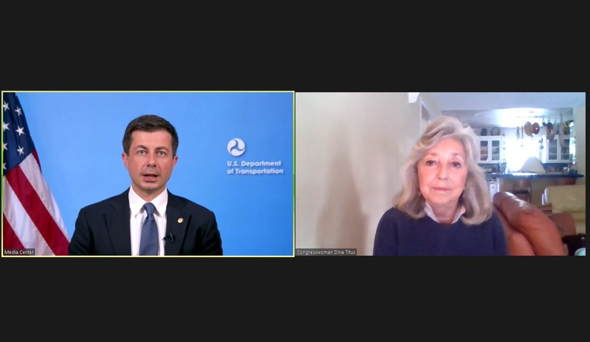 Rep. Titus and Secretary Buttigieg Praise Transportation Funding for ...